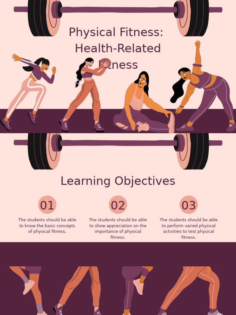 Physical Education Physical Fitness Educational Presentation in Beige ...