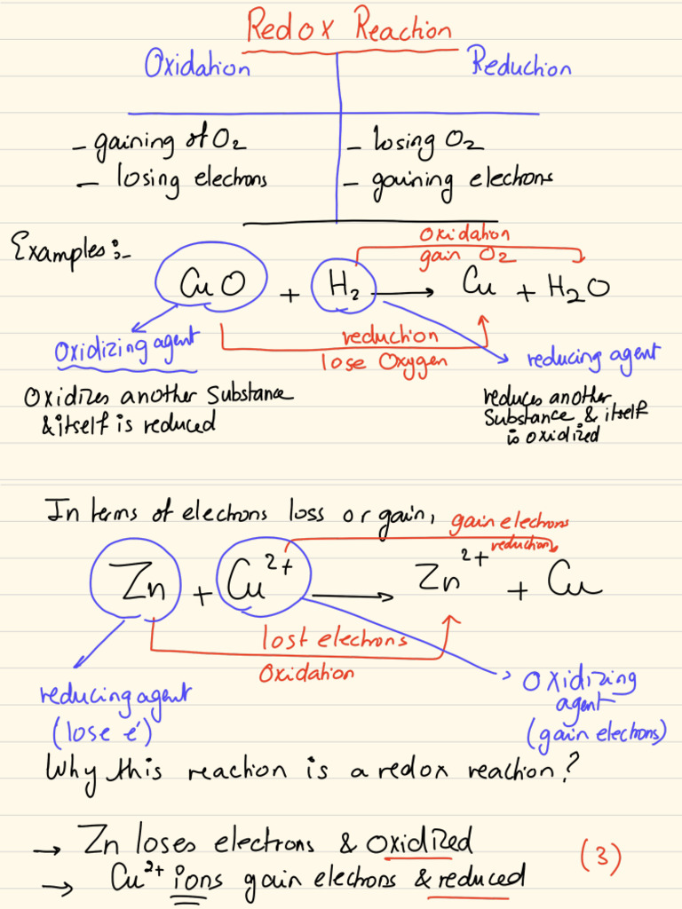 Redox and Electrolysis - 202510061804 - 15518 | PDF