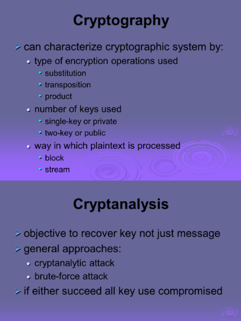 2 Cryptography Continued | PDF | Cipher | Cryptanalysis