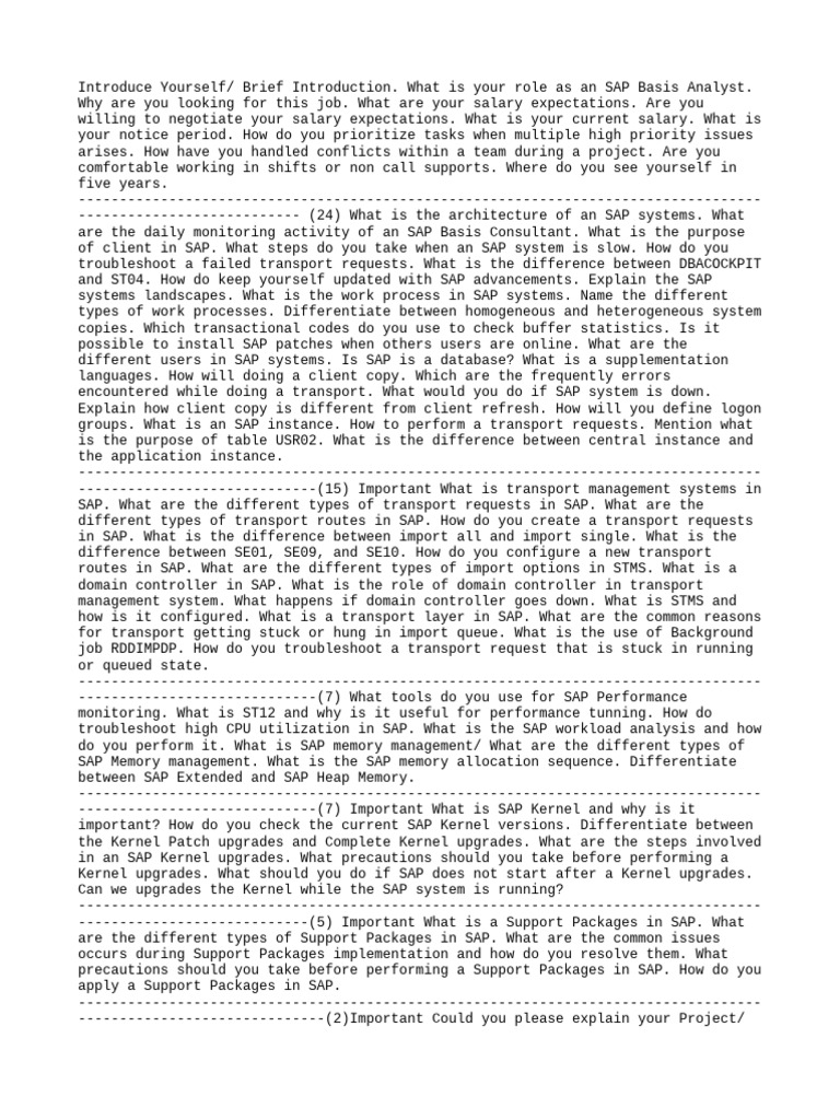 Interview Questions | PDF | Kernel (Operating System) | Backup