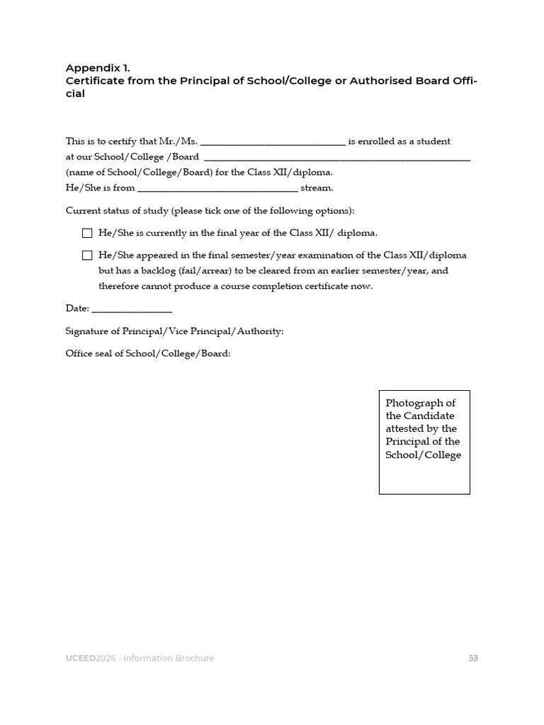 Uceed Principal Certificate Abhineet | PDF