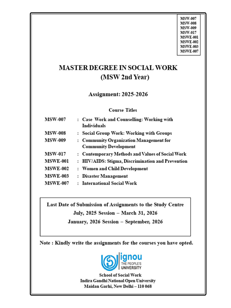MSW(E)-MSW-009-July-25-Jan-26 | PDF