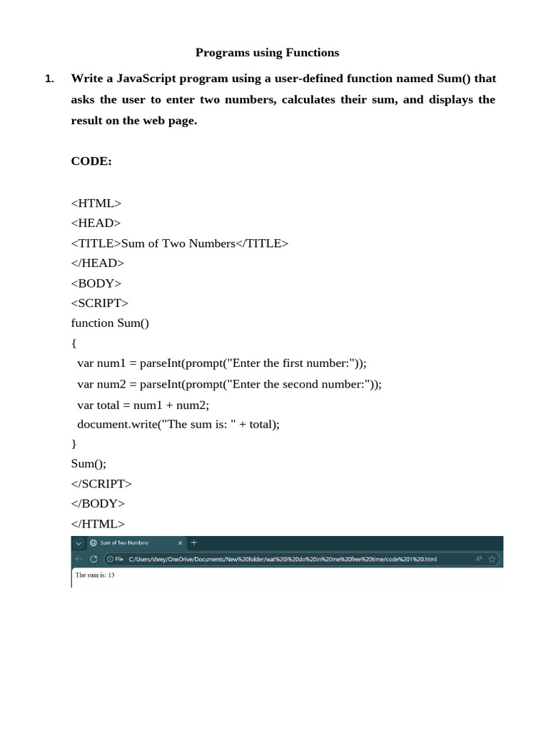 Shreya Final Web App Project File 67 | PDF | String (Computer Science ...