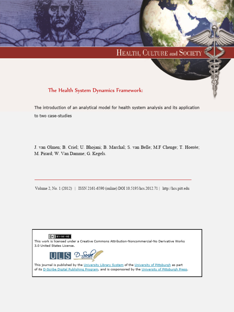 Health System Dynamics Framework Explained | PDF | System | Governance