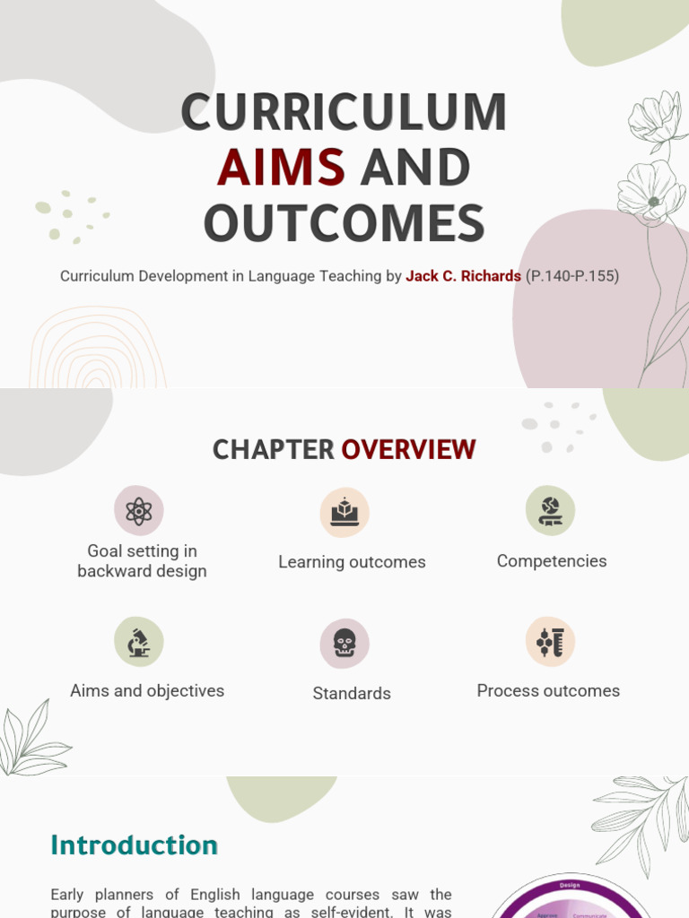 Curriculum Aims and Outcomes by Ali Karimi | PDF | Curriculum | Learning