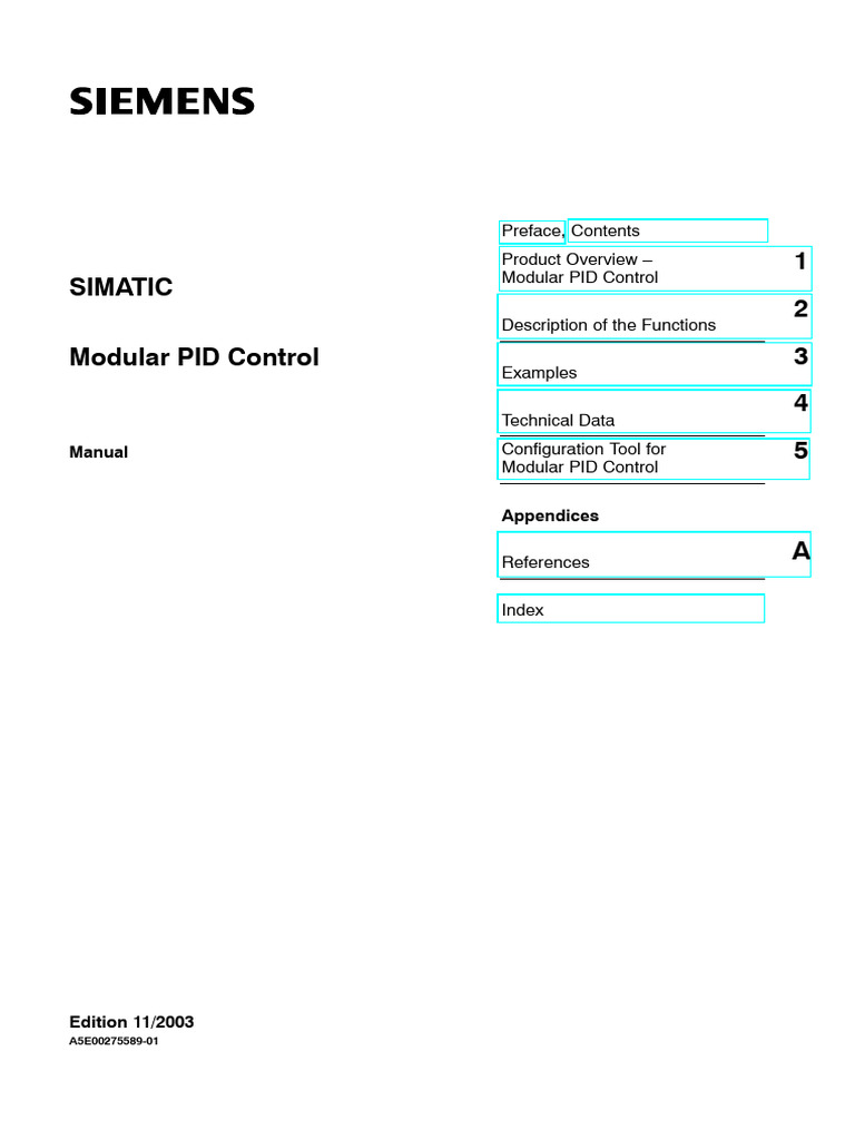 STEP7 Modular PID Control 11_03s | PDF | Control Theory | Parameter (Computer Programming)