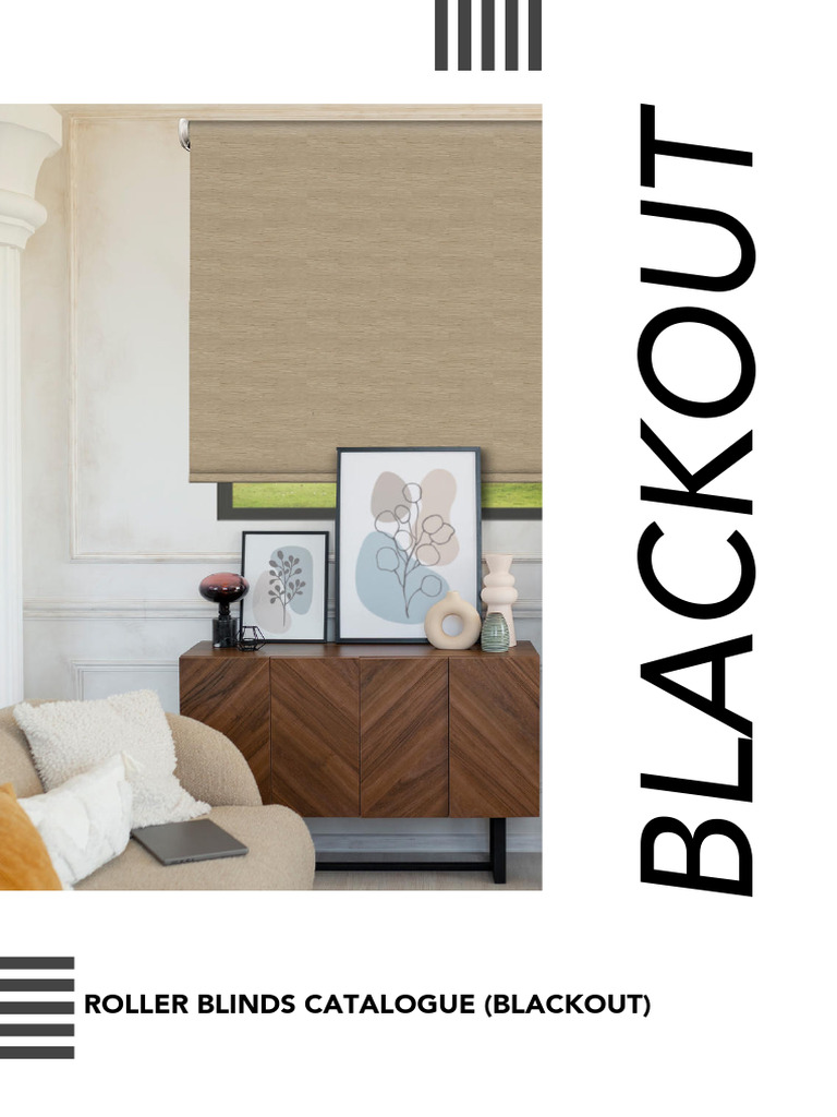Blackout Roller Blinds Fabrics New PDF | PDF | Architectural Elements ...