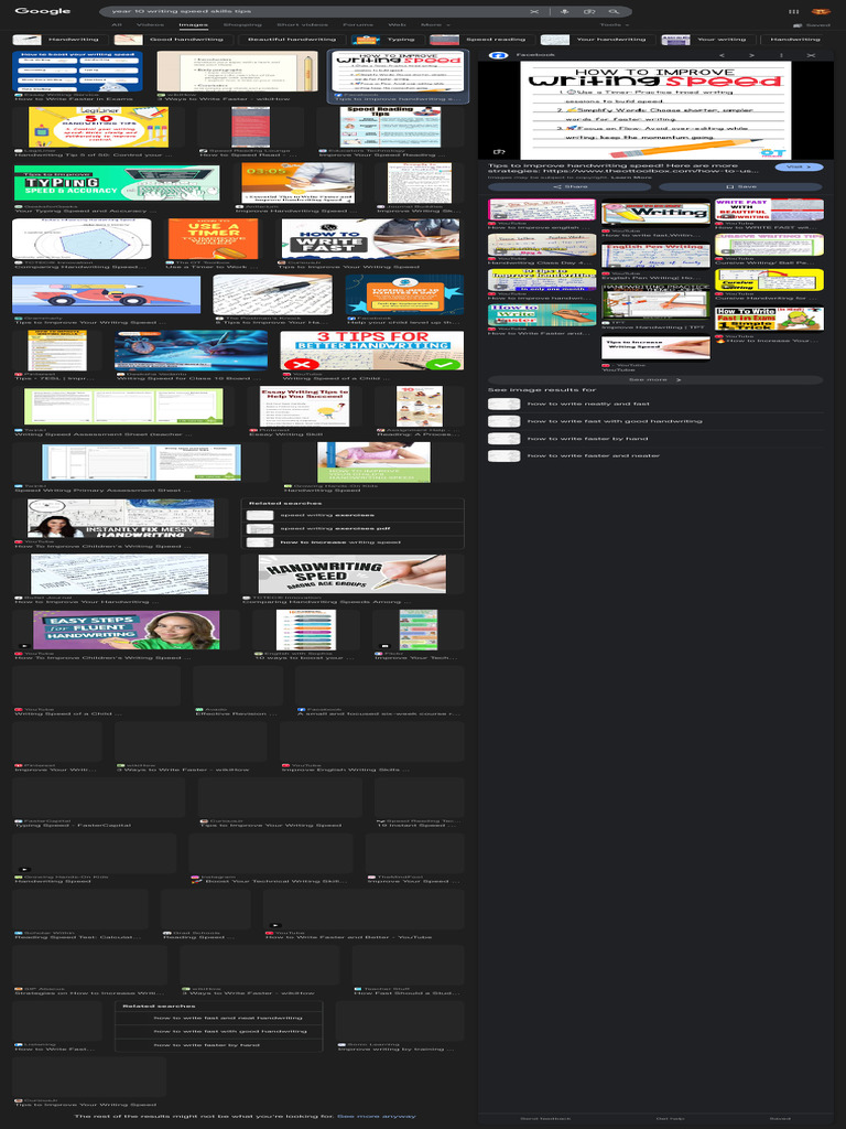 Year 10 Writing Speed Skills Tips - Google Search | PDF | Human ...