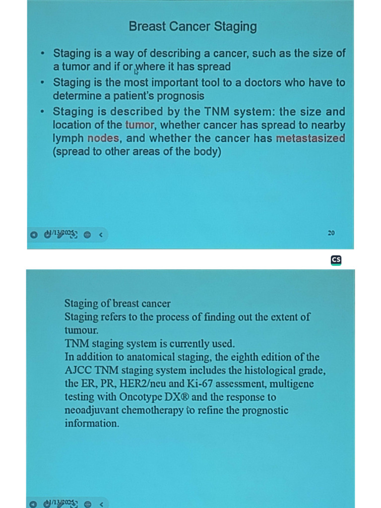 CA Breast (2nd Lecture-Dr - Azim Sir) | PDF