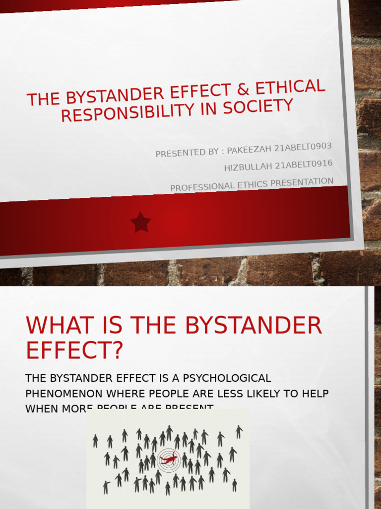 Bystanders Ethics | PDF