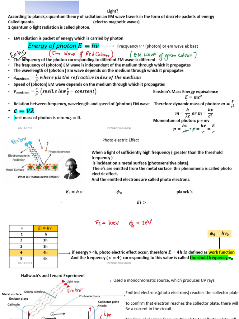 Dual Nature | PDF | Photoelectric Effect | Photon