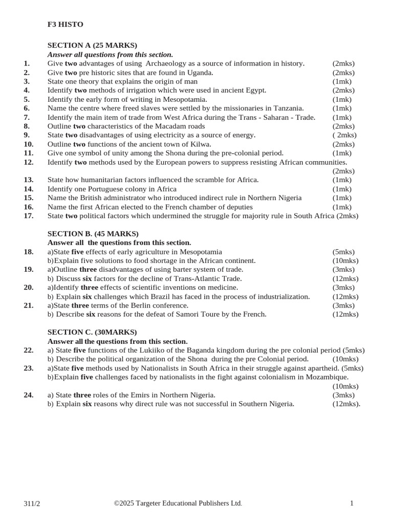 F3 HISTO HA (2) | PDF | Africa