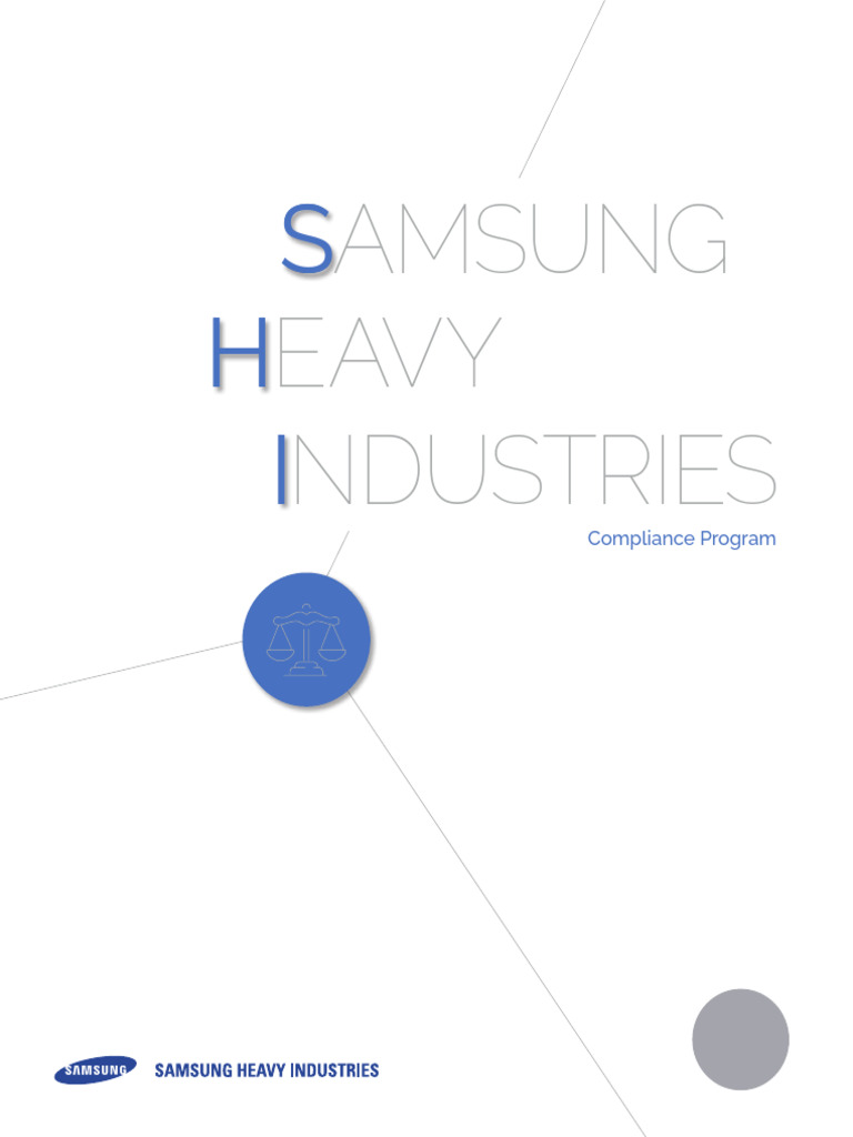 Samsung Heavy Industries Compliance Program | PDF | Regulatory ...