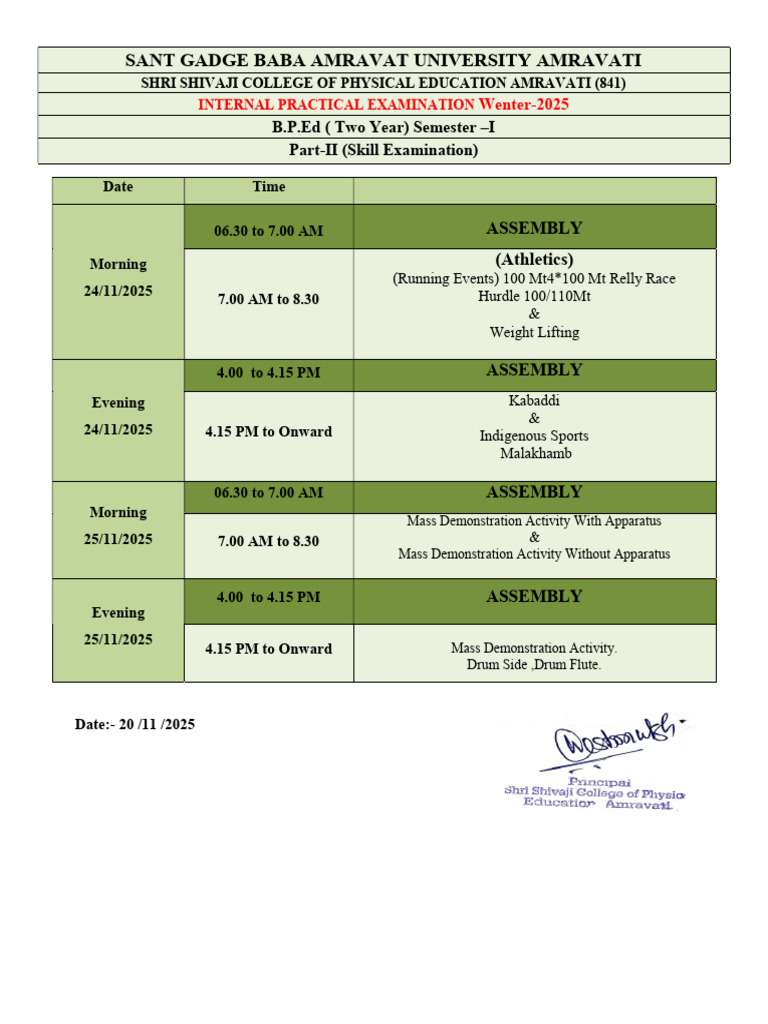 Internal Practical Examination Wenter-2025 | PDF