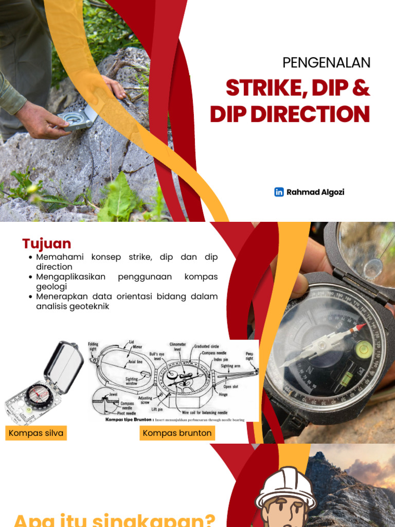Memahami Strike, Dip, dan Arah Kemiringan | PDF