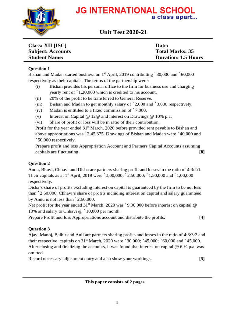 accounts- UT | PDF | Goodwill (Accounting) | Interest