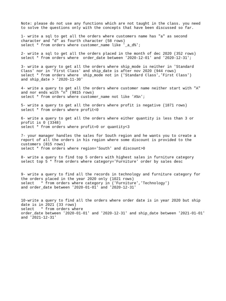 Day3 Assignment With Solution | PDF