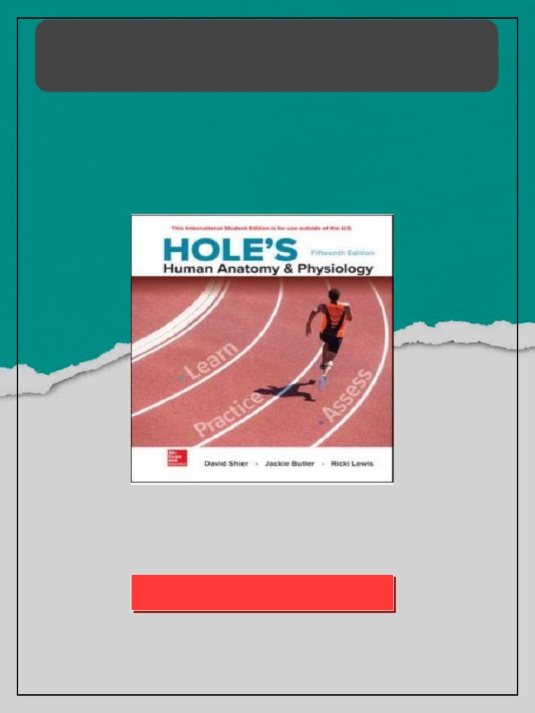 Test Bank for Hole’s Human Anatomy and Physiology 15th Edition By David ...