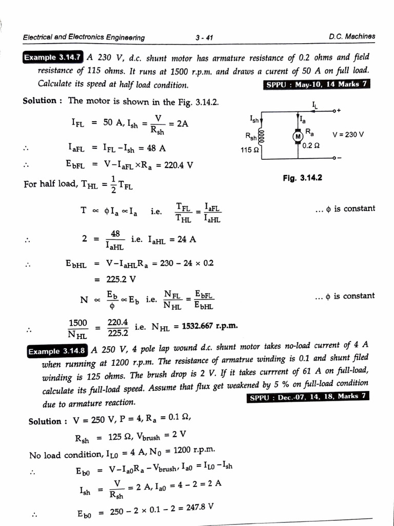 EEE Unit 3 Part 2 | PDF | Electric Motor | Electrodynamics
