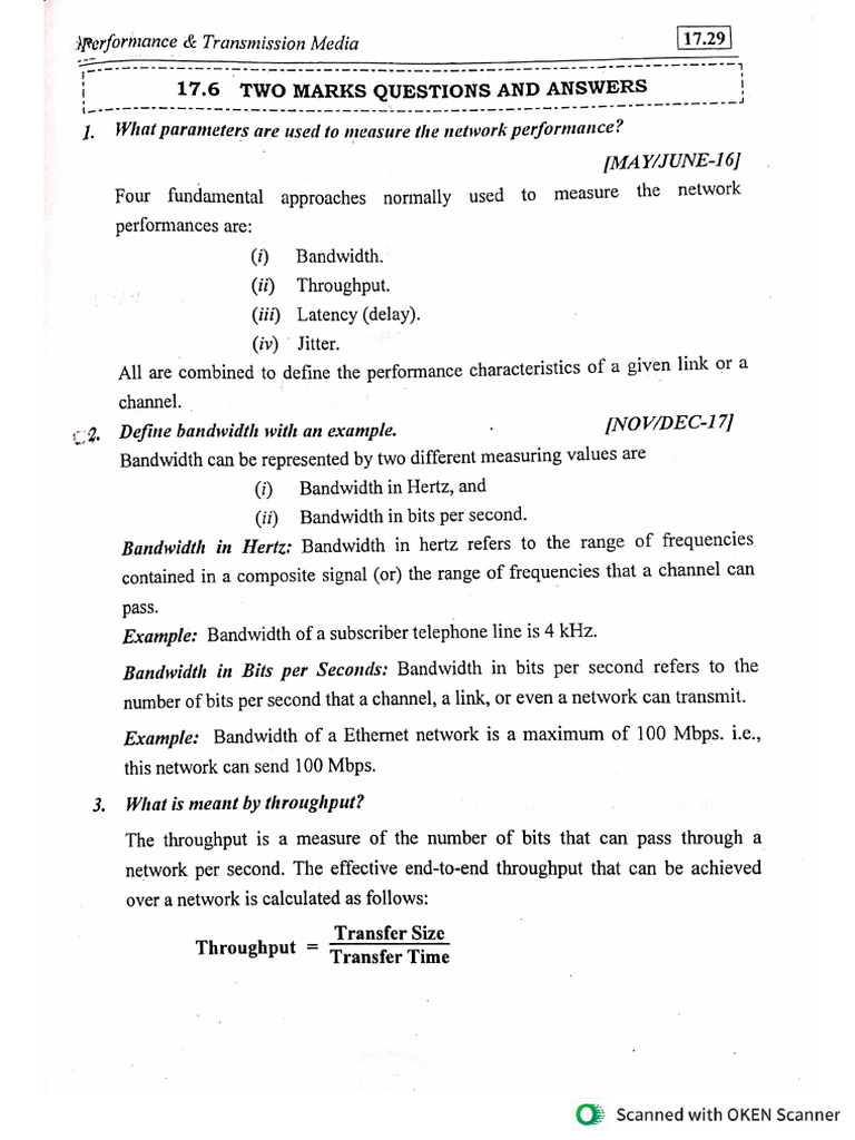 Cs3591 2 Marks | PDF