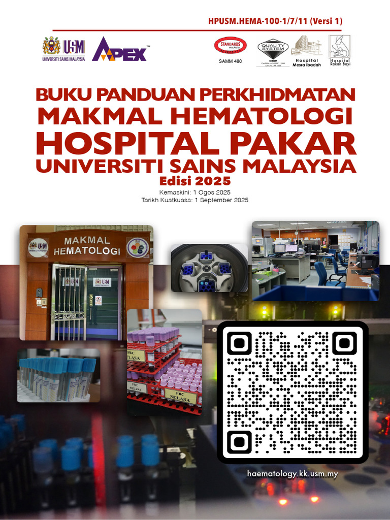 Panduan Makmal Hematologi USM 2025 | PDF