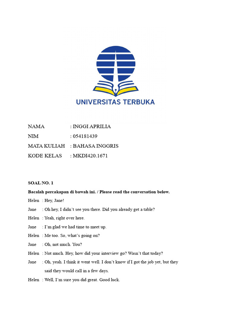 English Language Assignment Overview | PDF | Human Communication