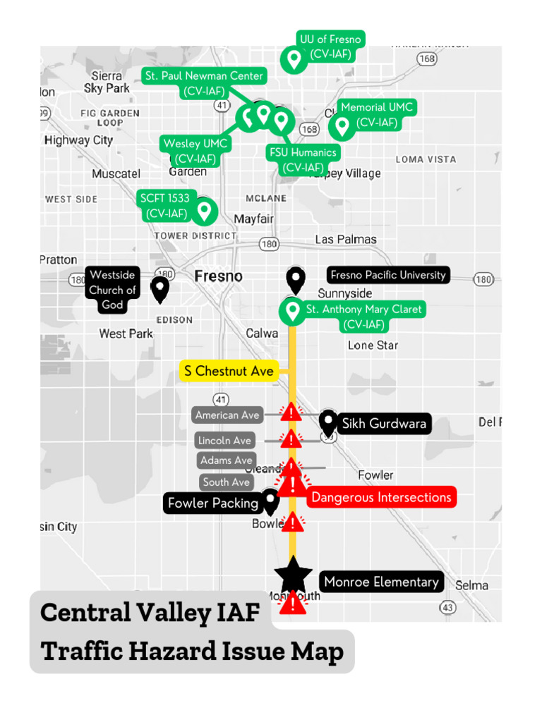 CV-IAF Traffic Hazard Map | PDF