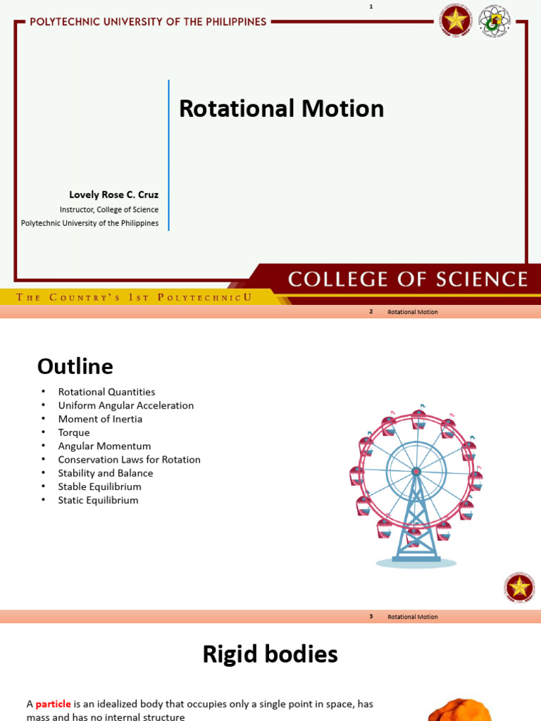 Rotational Motion | PDF | Rotation Around A Fixed Axis | Torque