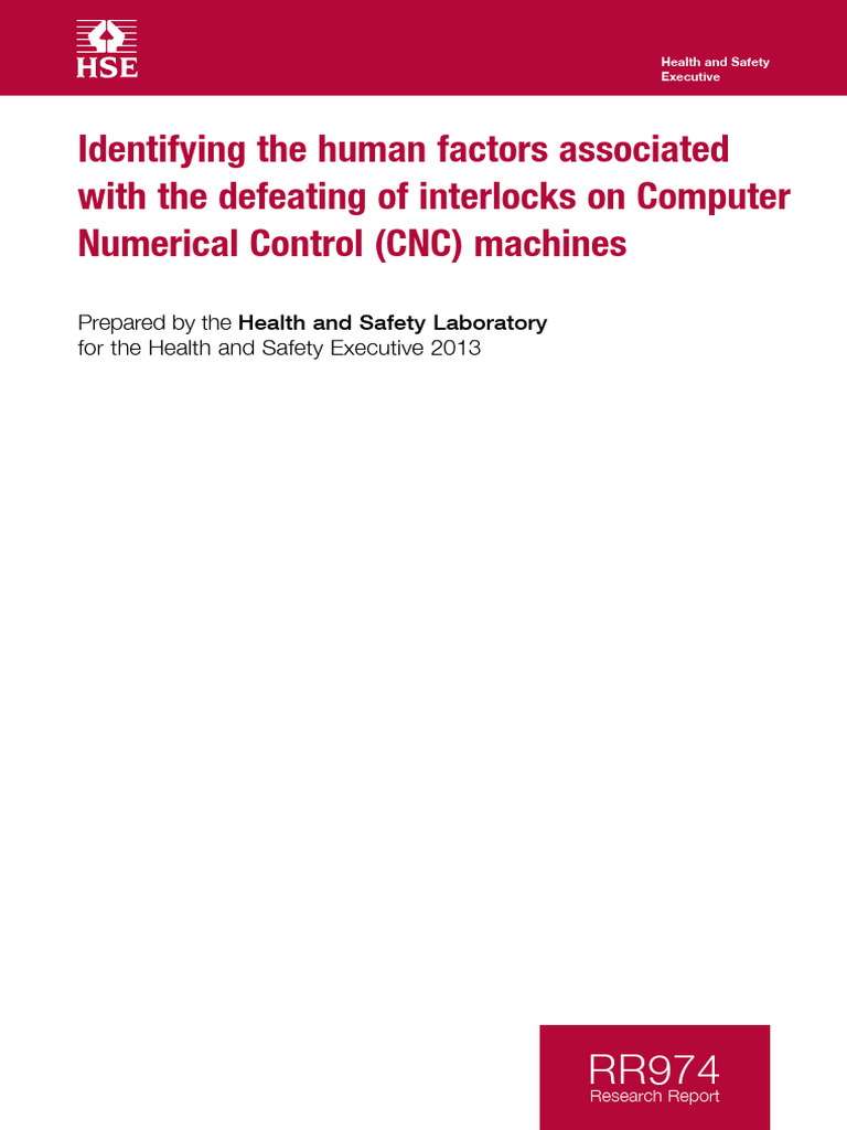 (CNC) Machines - HSE | PDF | Grinding (Abrasive Cutting) | Risk