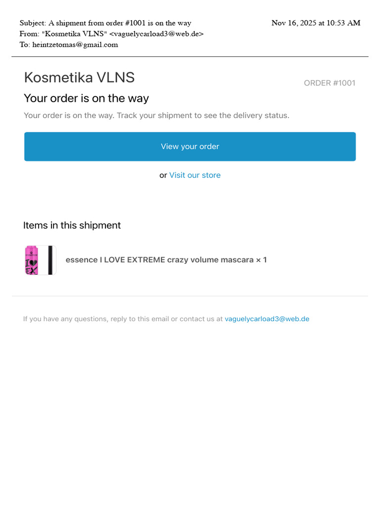 Your Order Is On The Way | PDF