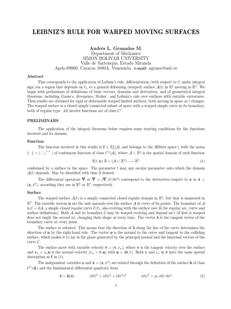 Paper 20 | PDF | Integral | Derivative