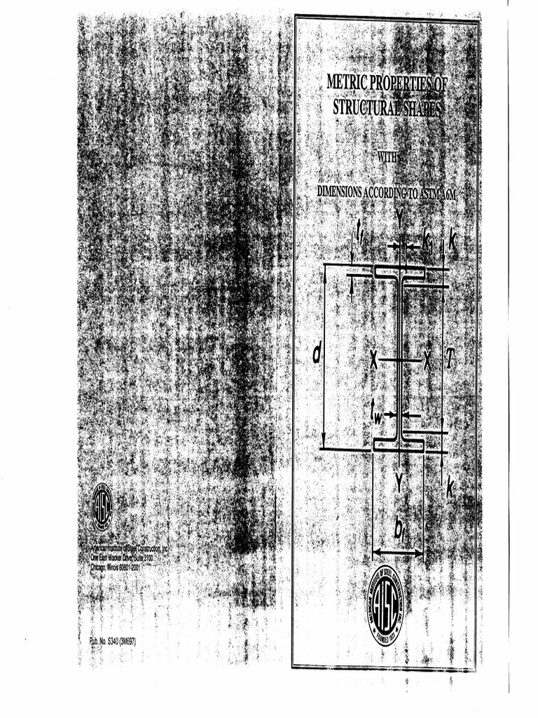 AISC S340 - Metric Properties of Structural Shapes-Duplication | PDF