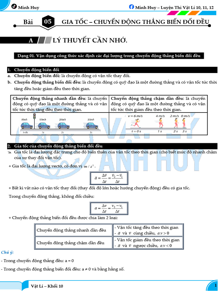 Vật Lý - 10 - Bài 5 - Ctst | PDF