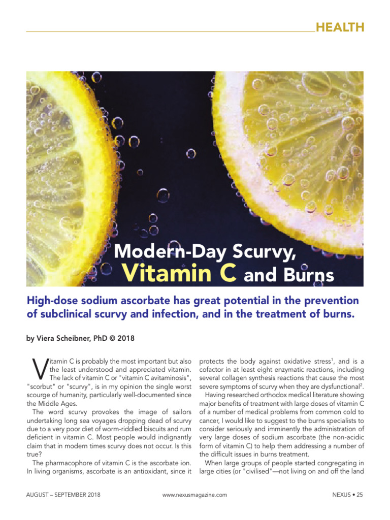 2505vitcscurvyburns 1543983683563 | PDF | Vitamin C | Vitamin