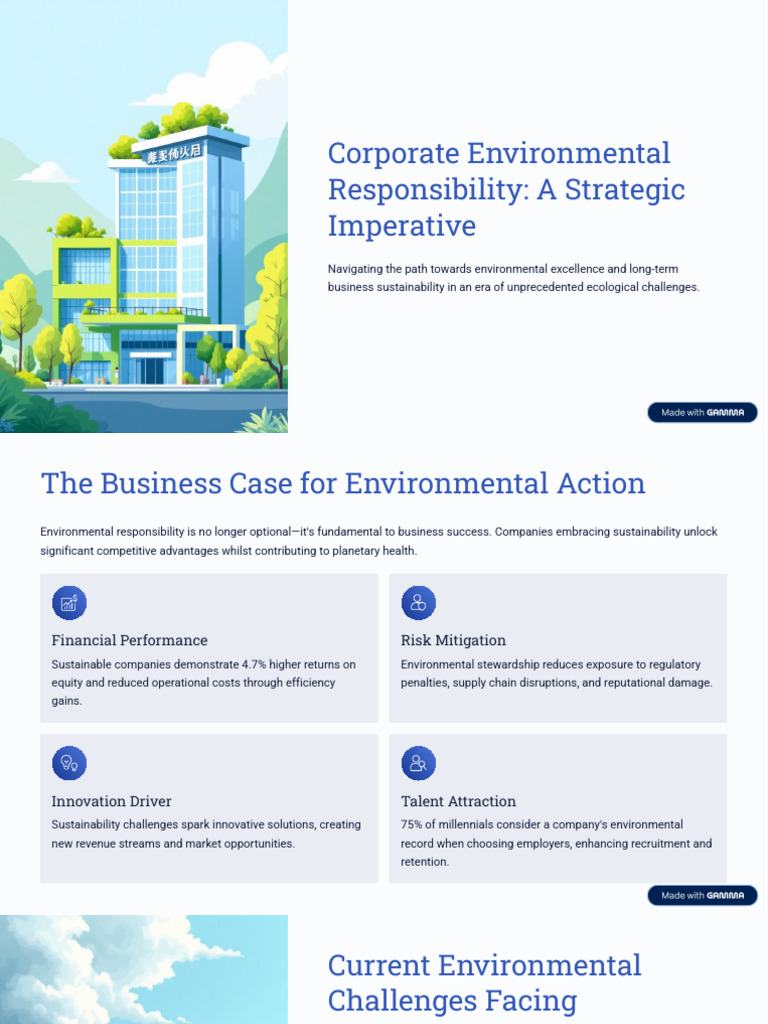 Corporate Environmental Responsibility Guide | PDF | Sustainability ...