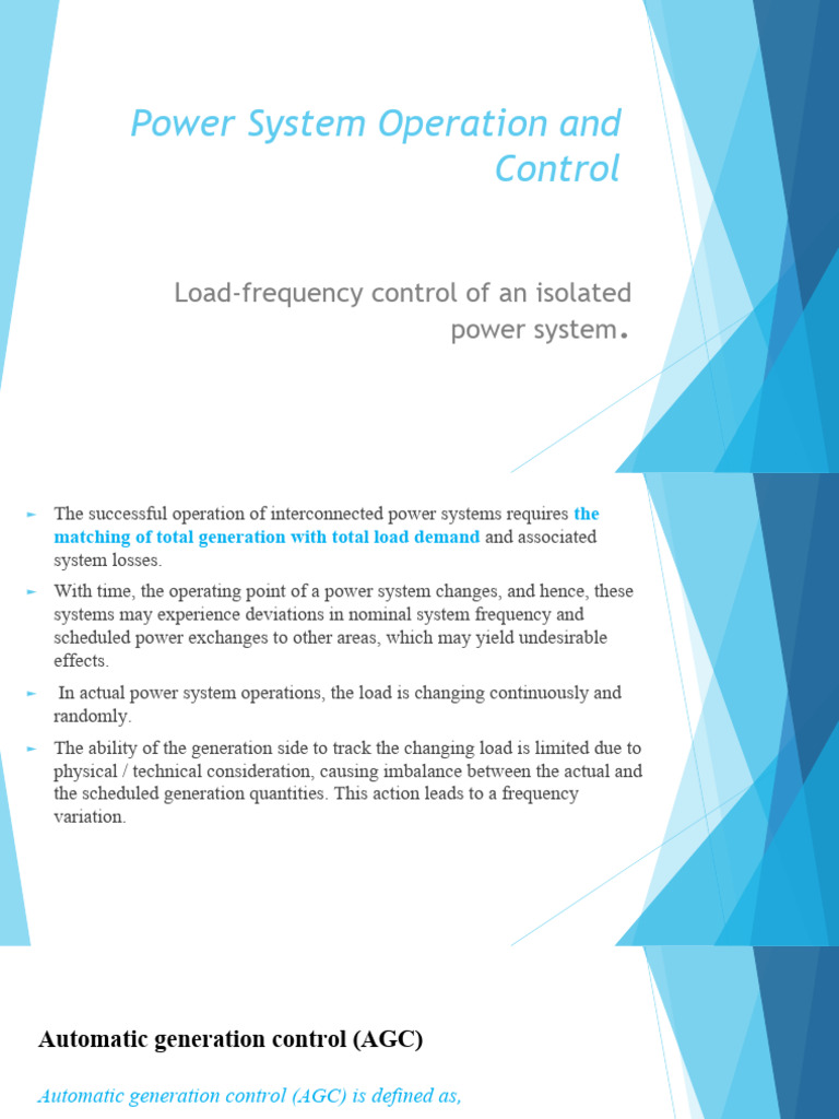 3A-Load-frequency Control of An Isolated Power System | PDF