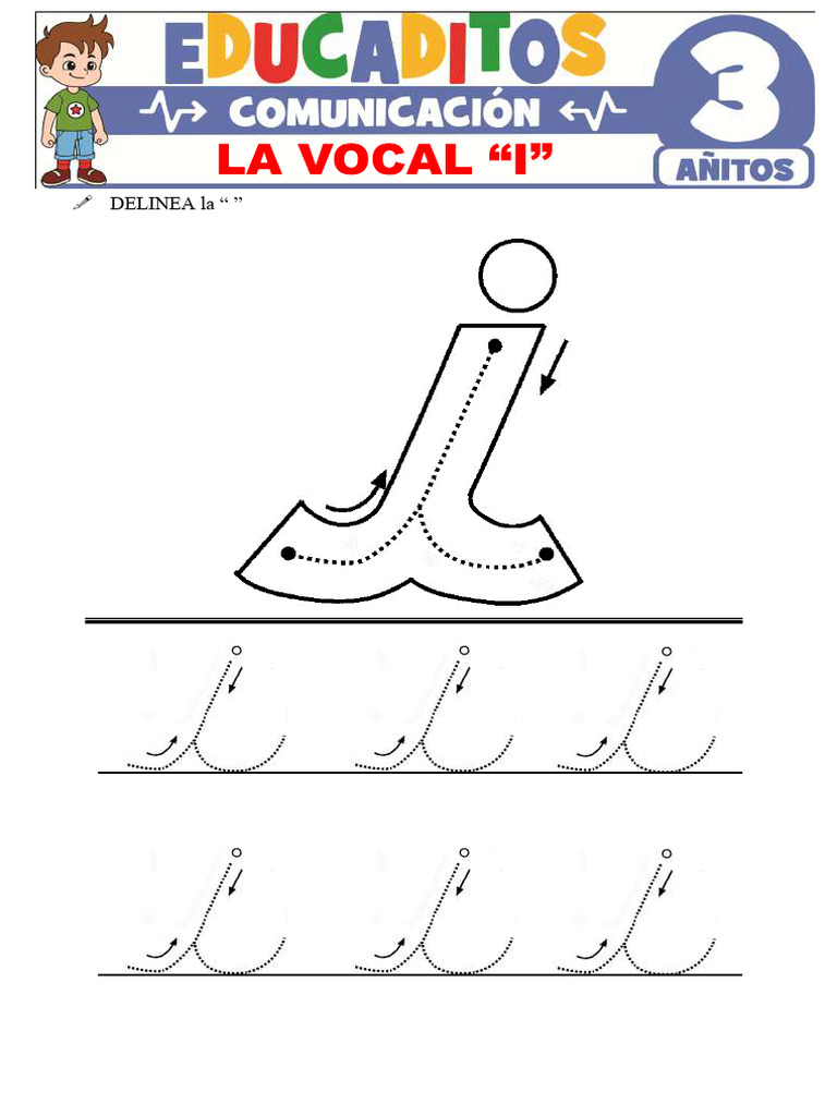 Actividades educativas con la vocal "i" | PDF
