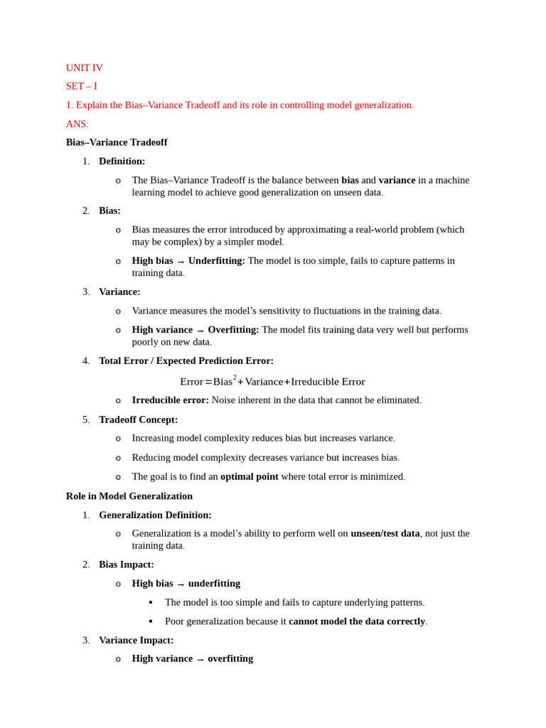 DL Unit 4 | PDF | Machine Learning | Algorithms