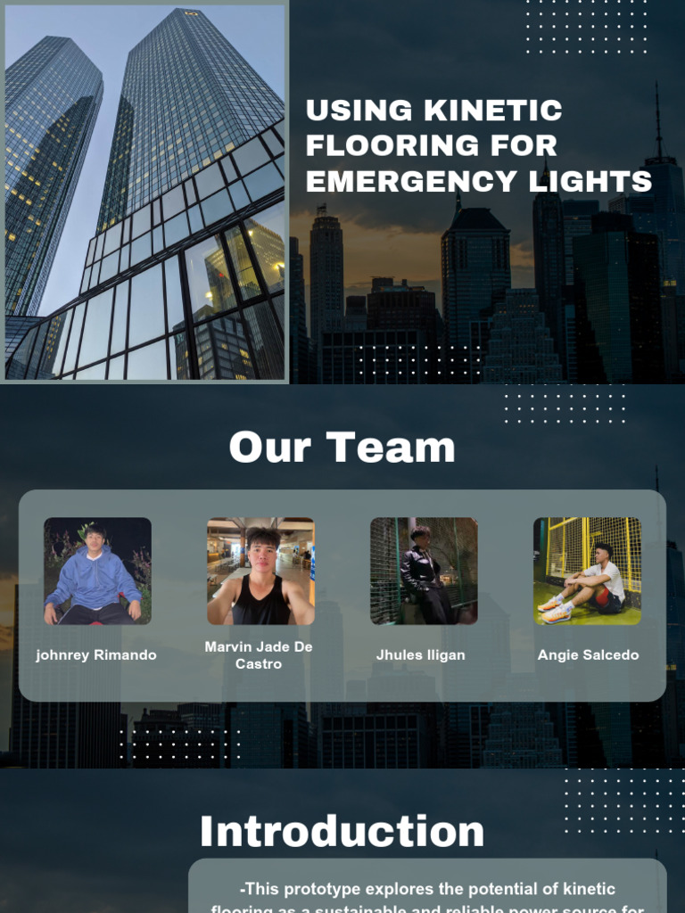 Kinetic Flooring for Emergency Lighting | PDF | Energy Development | Waste