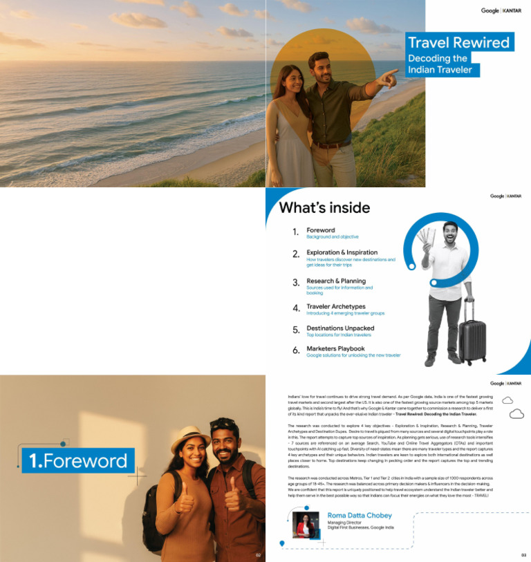 Google Kantar India Travel 2025 | PDF