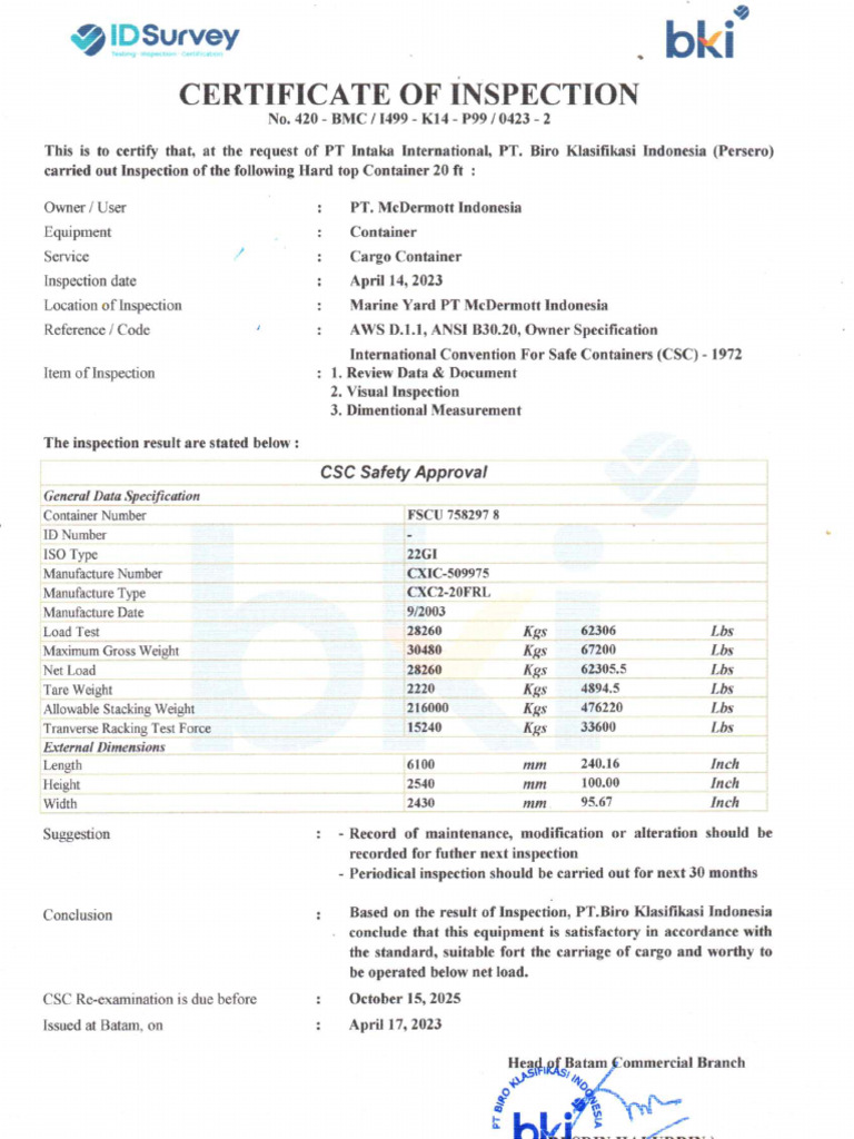 INTK Container 120230417 - 15443551 | PDF