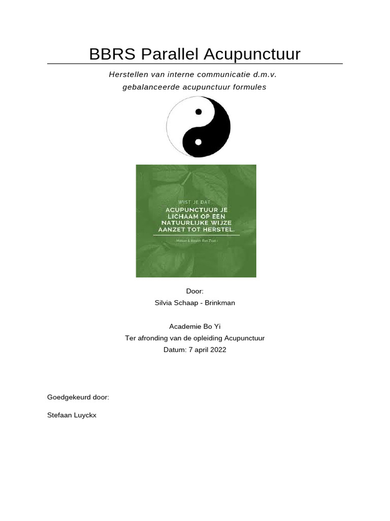 Scriptie Silvia Schaap Bo Yi FINAL I | PDF