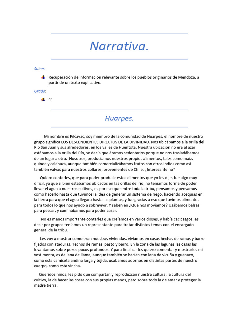 Narrativa punto 2 | PDF | Ropa