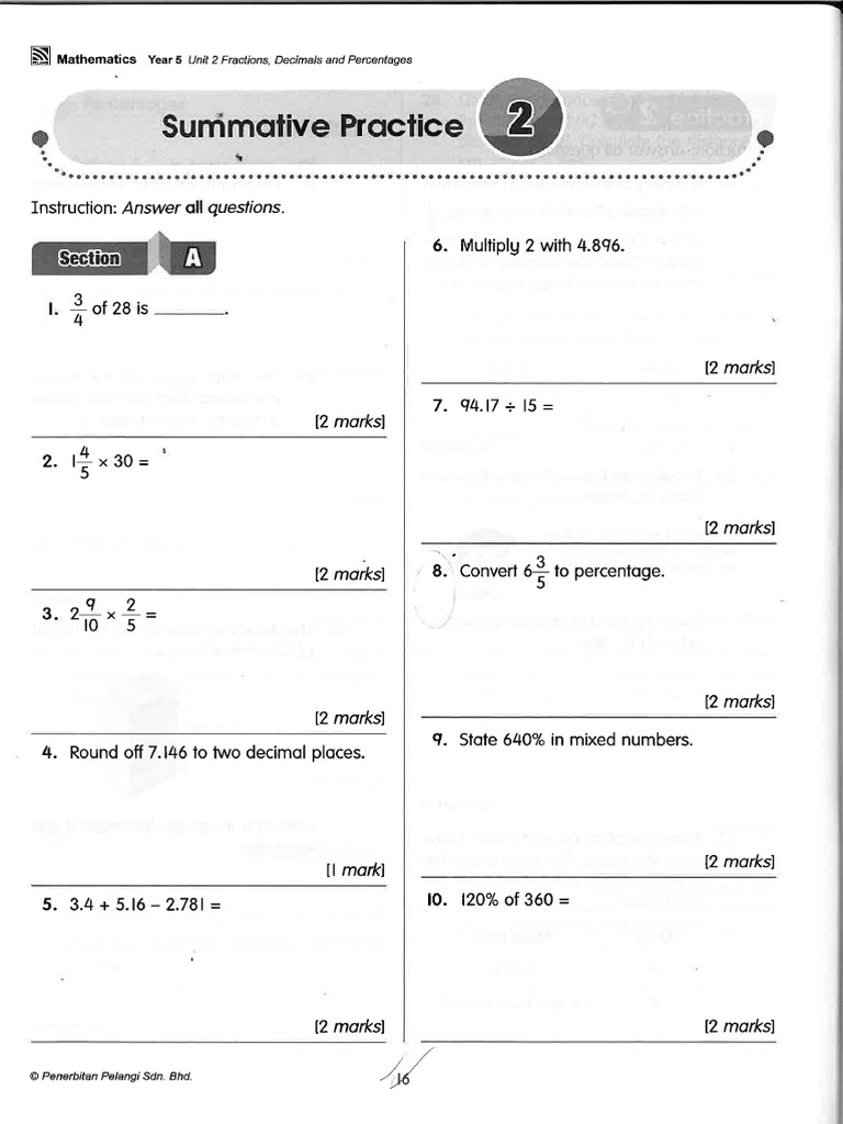 Summative Practice 2 | PDF