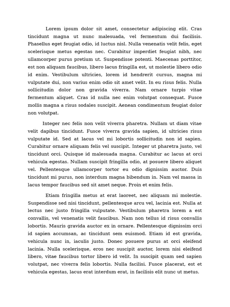 Lorem Ipsum | PDF