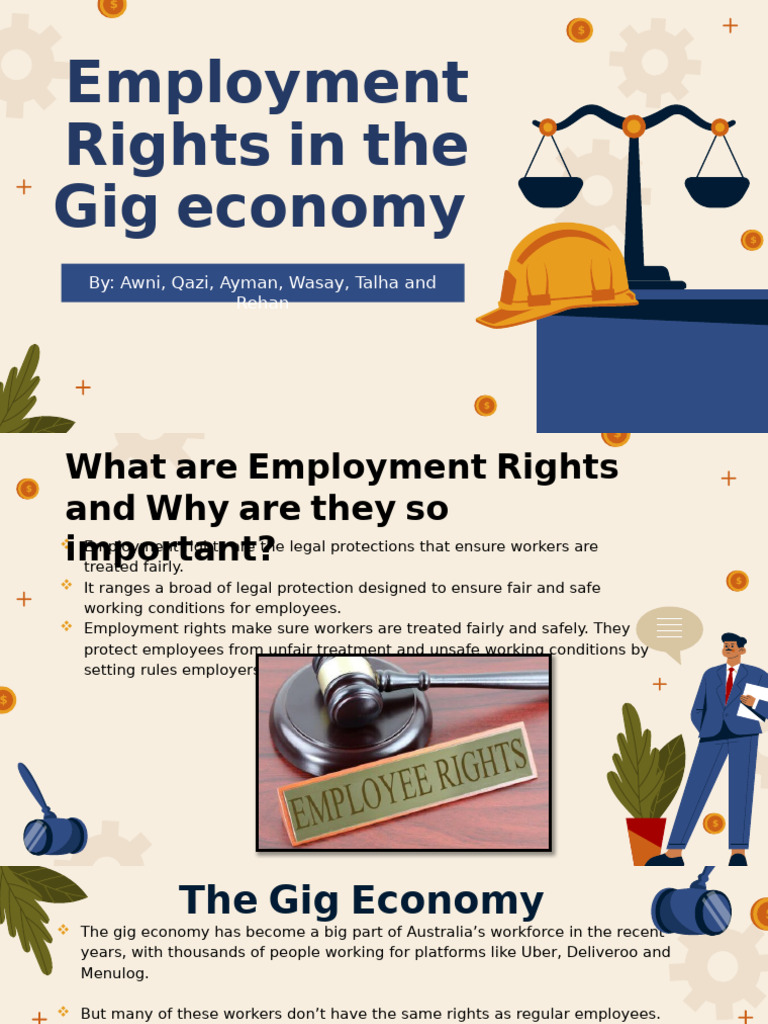 Employment Rights in The Gig Economy by | PDF | Employment | Minimum Wage