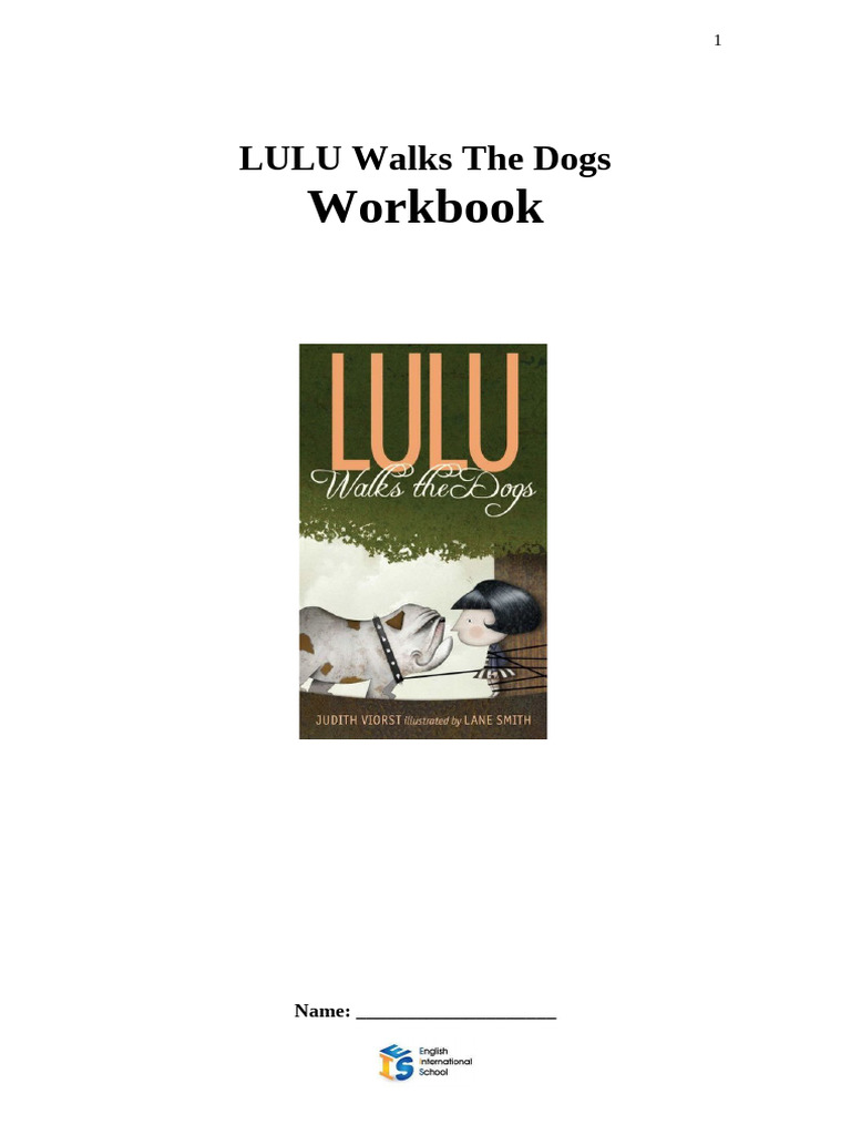 LuLu Walks the Dogs by Judith Viorst (2) | PDF | Linguistic Morphology | Syntax