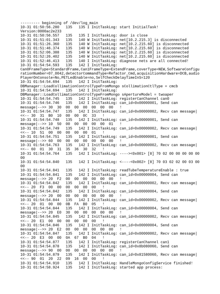Initlog - 2025 10 31 | PDF