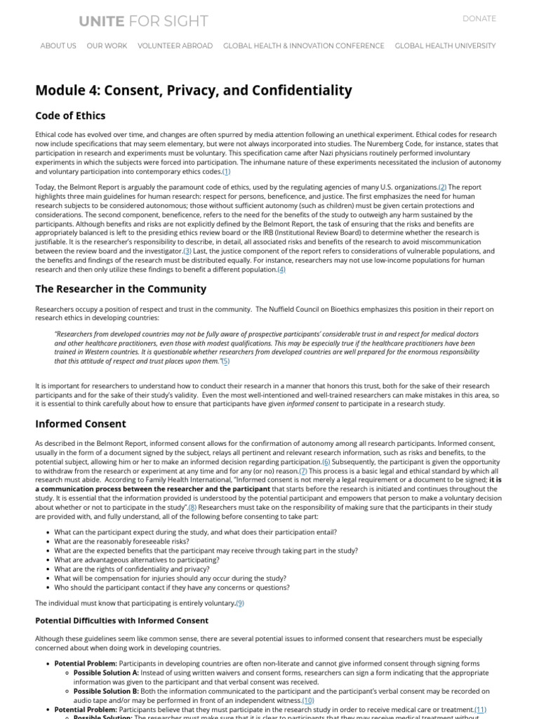 Ethical Guidelines for Research Consent | PDF | Informed Consent | Consent
