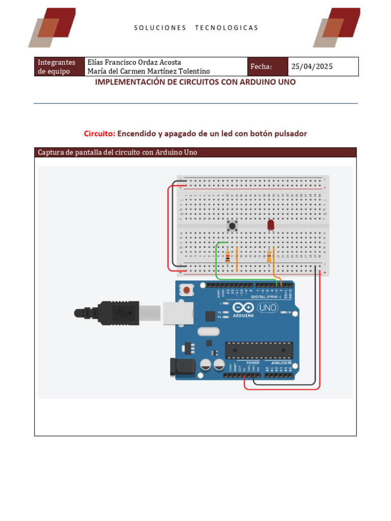 Circuitos Arduino: LED y Secuencias | PDF